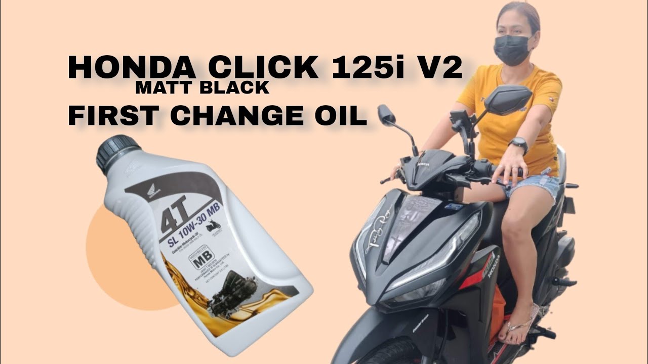 HONDA CLICK 125i V2. (1st CHANGE OIL) - YouTube