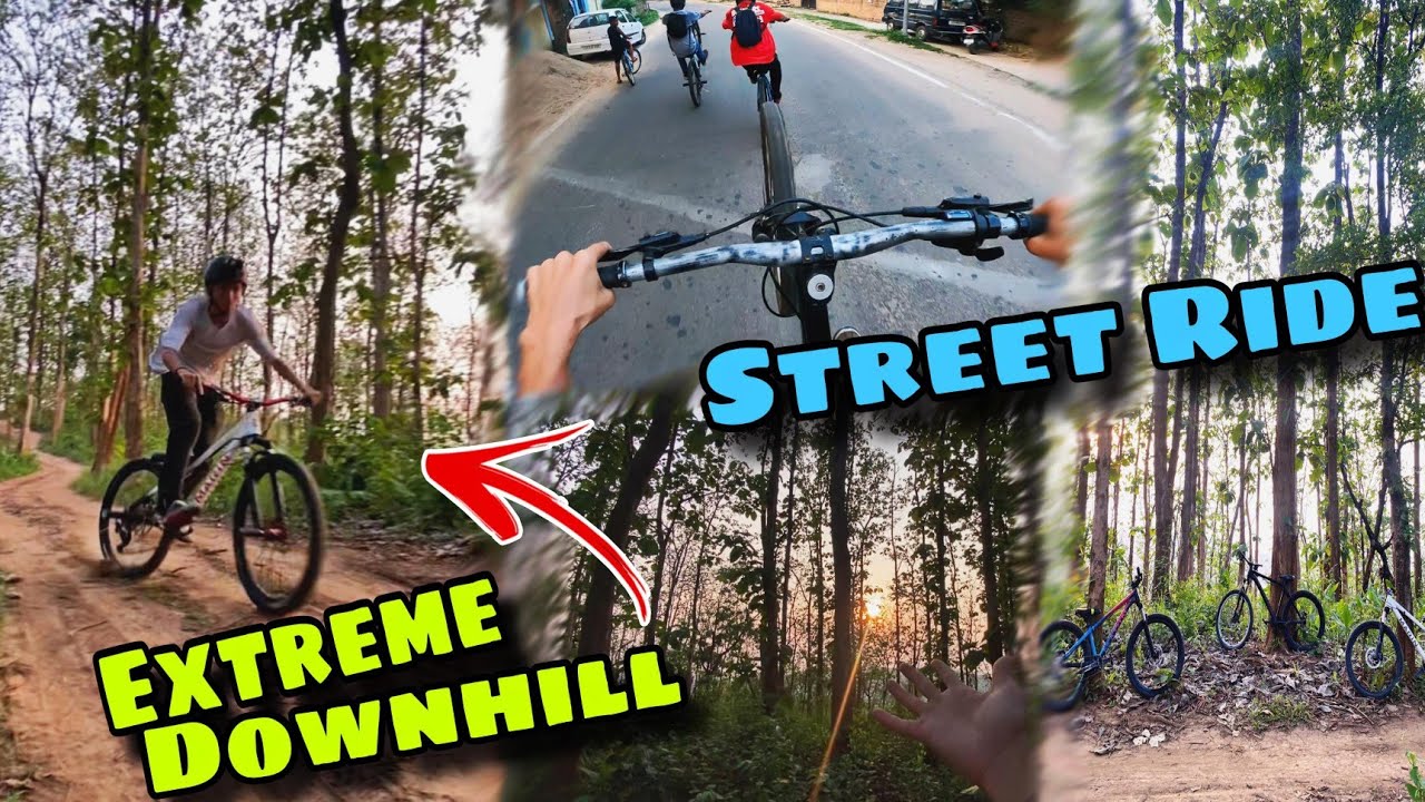 full street fun😲 || extreme downhill 😨|| @deepjyotifreestyle4932 - YouTube