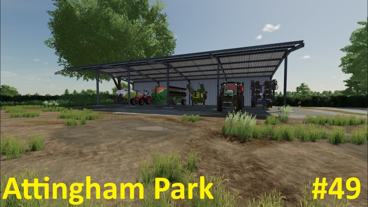 Time To Start Building! - Attingham Park #49 - FS22 - Timelapse - YouTube