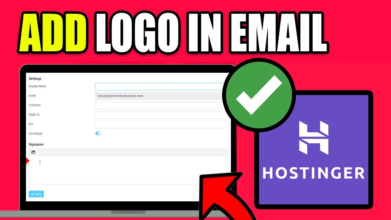 How To Add Logo In Hostinger Email | Put Logo In Hostinger Email - YouTube