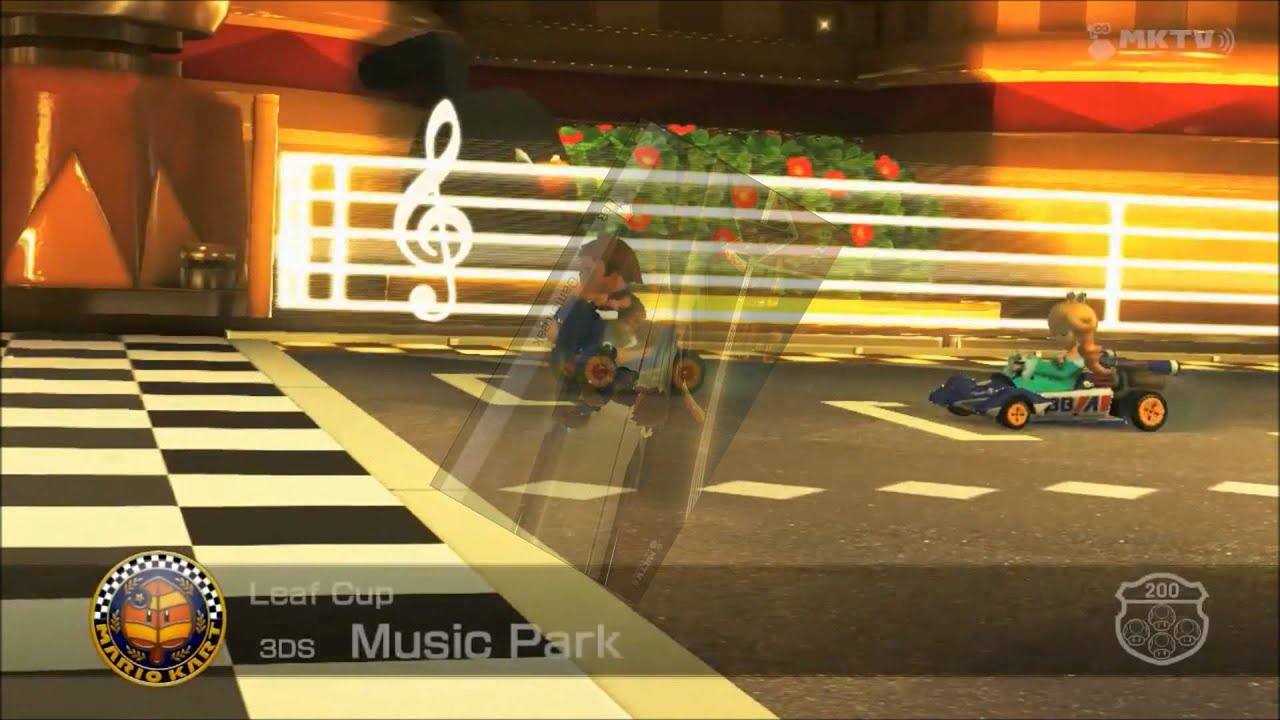 Mario Kart 8 (3DS) Music Park (Mario U Athletic Theme) - YouTube