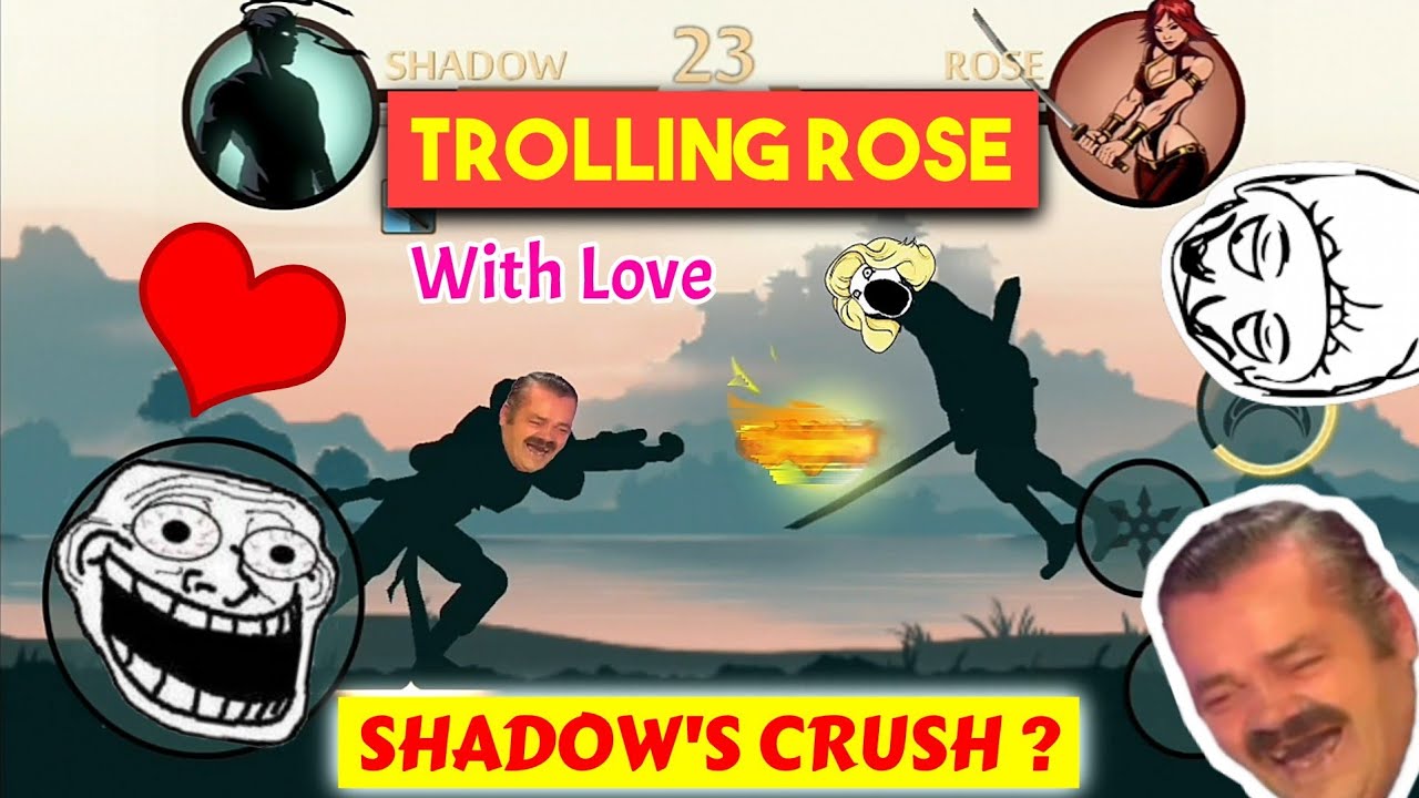 Trolling Rose | CSK OFFICIAL | Shadow Fight 2 - YouTube