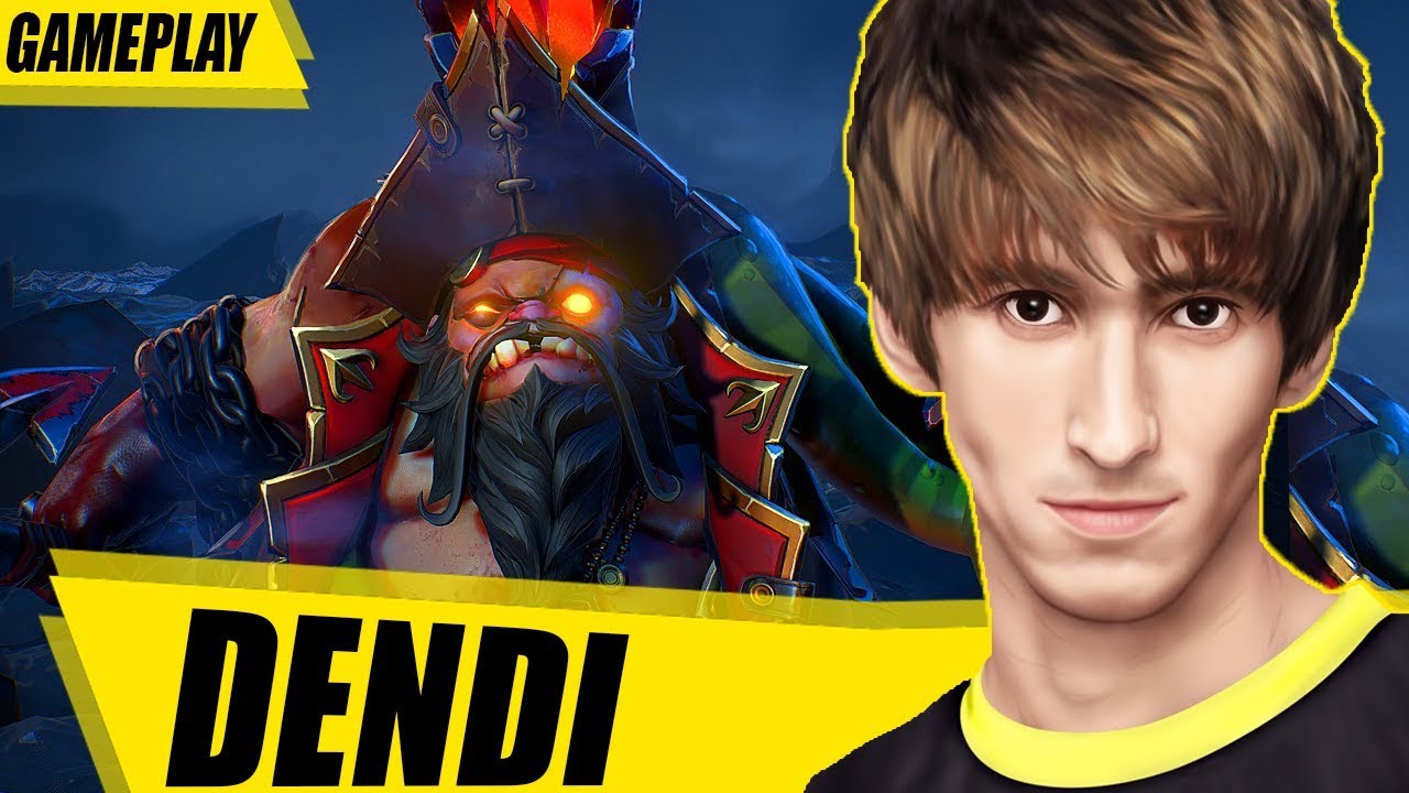 NAVI DENDI on PUDGE DOTA 2 WTF GAMEPLAY - YouTube