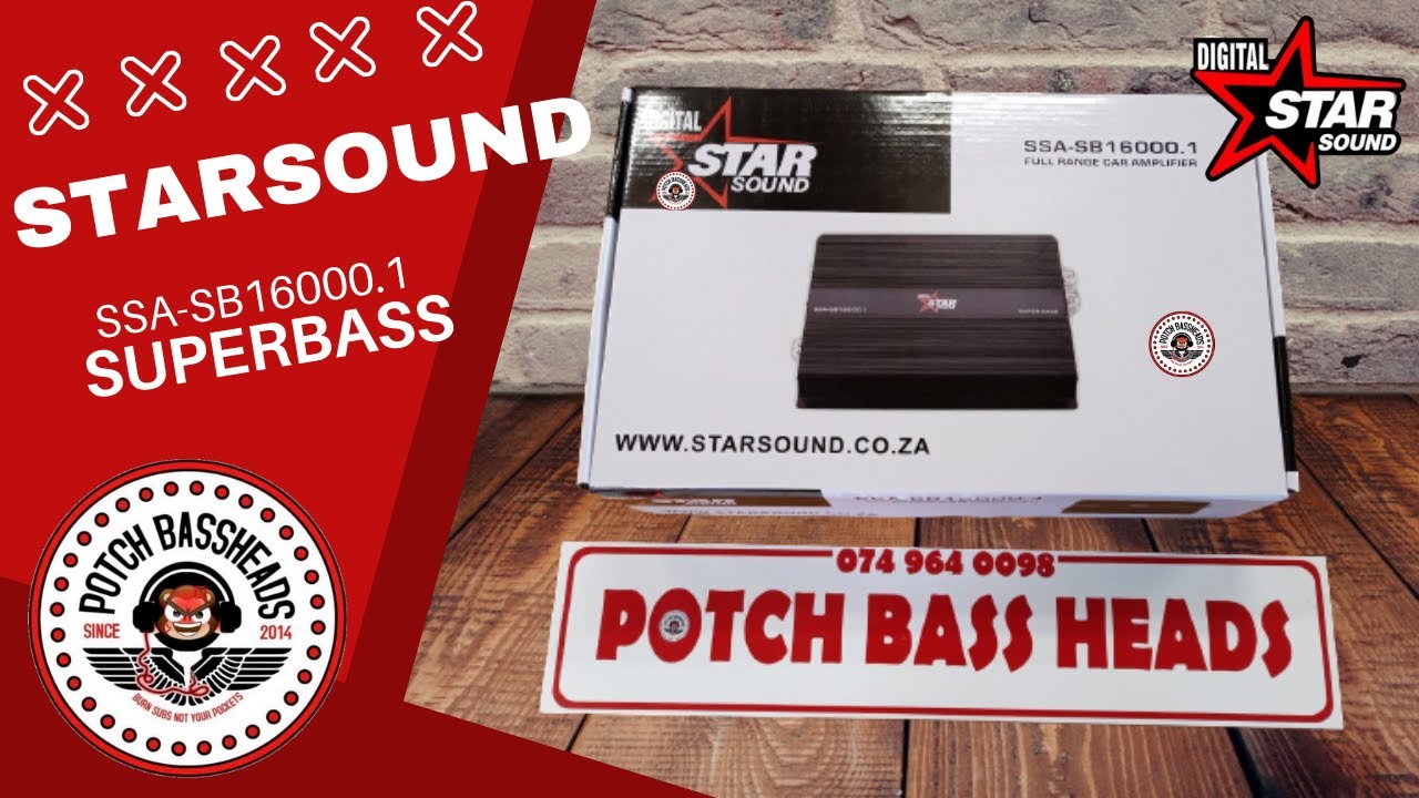 STARSOUND ssa-sb16000.1 aka SUPERBASS monoblock Unboxing & Viewing ...