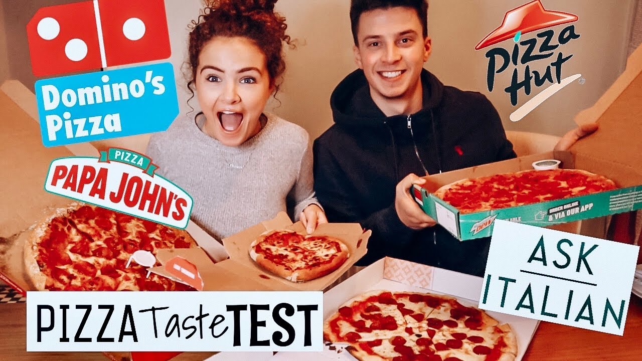 ULTIMATE BLINDFOLDED PIZZA TASTE TEST | Food Challenge 2020 - YouTube