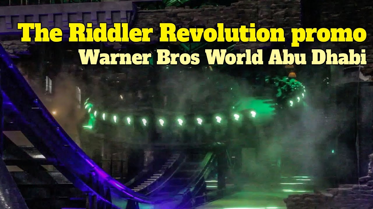 The Riddler Revolution at Warner Bros World Abu Dhabi - YouTube