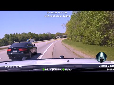 Perp In Jaguar Refused To Pull Over For ASP Wrecks Out At Troopers ...