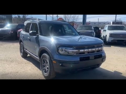 2024 Ford Bronco Sport Big Bend | Azure Grey Metallic - YouTube
