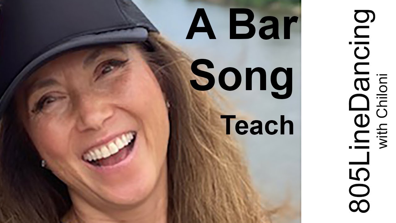 A Bar Song - Line Dance Tutorial - Teach - YouTube