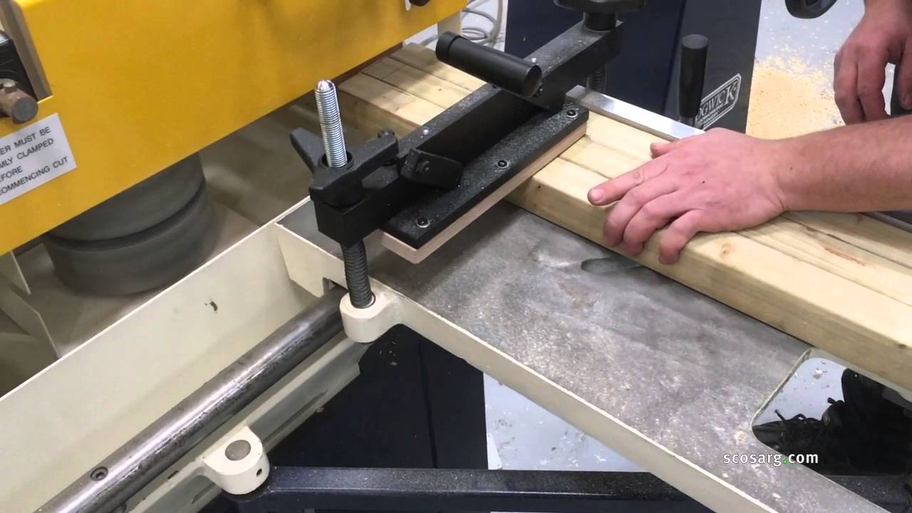 Sedgwick TES Single End Tenoner 3 Head 3PH | Scott+Sargeant - YouTube