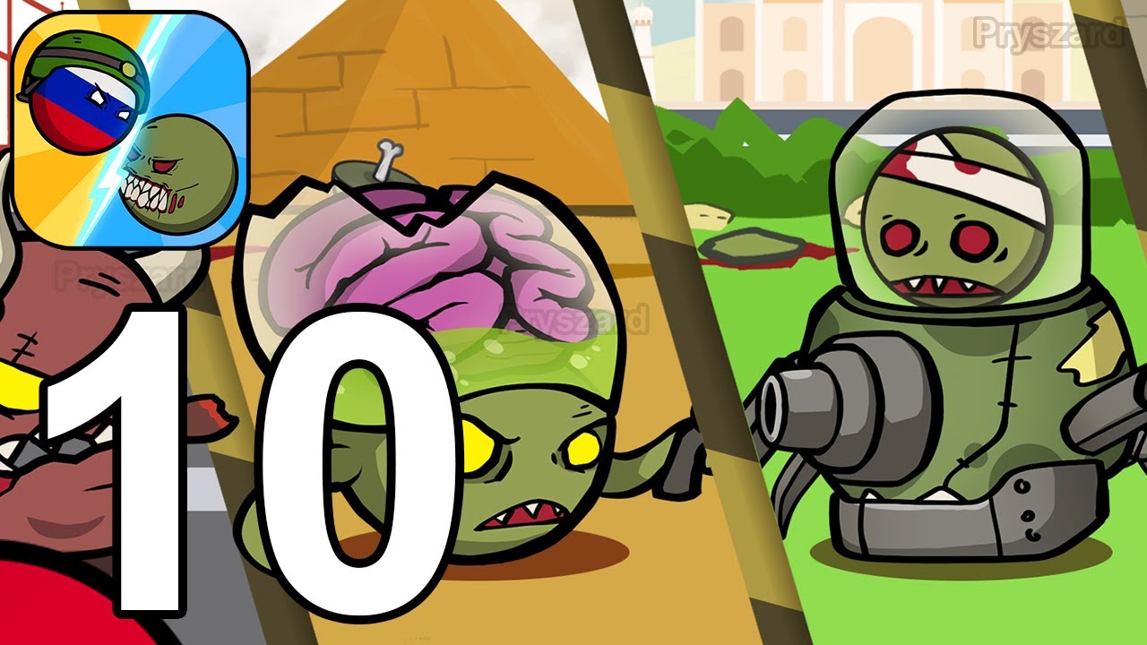 CountryBalls - Zombie Attack - Gameplay Walkthrough Part 10 New Update ...