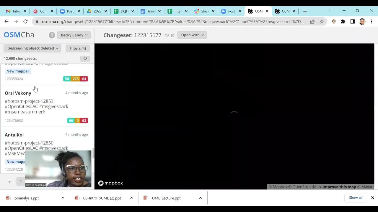 OSMCha Workshop Data Quality Internship 1 Option 2 - YouTube