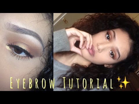 How To Fill In Eyebrows with a Scar | angelinaa_x0 - YouTube