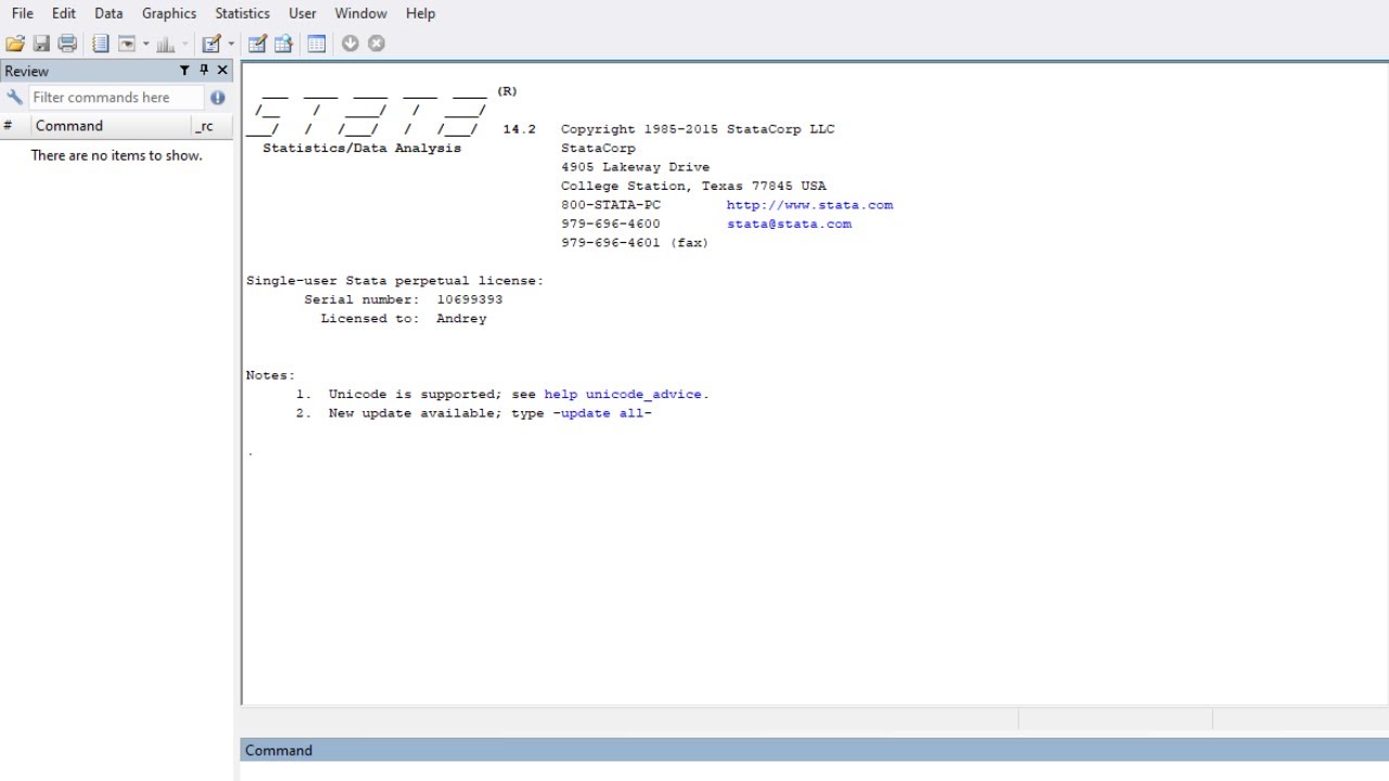 Learn Stata Basics In 11 Minutes Youtube 5163