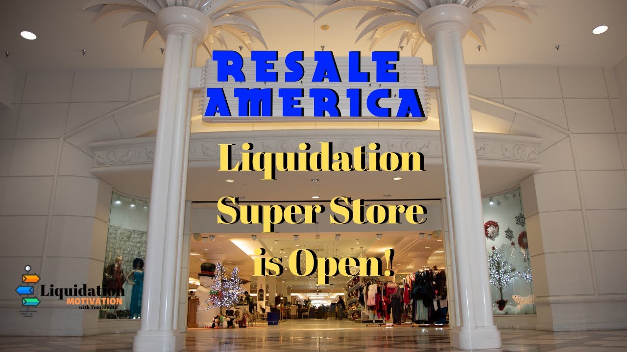 RESALE AMERICA - Liquidation SuperStore is Open - YouTube