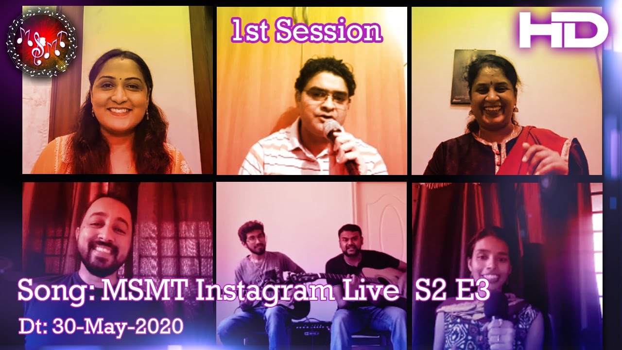 MSMT - Instagram Live Season-2 Episode-3 - 1st Session - MSMT 30-May ...