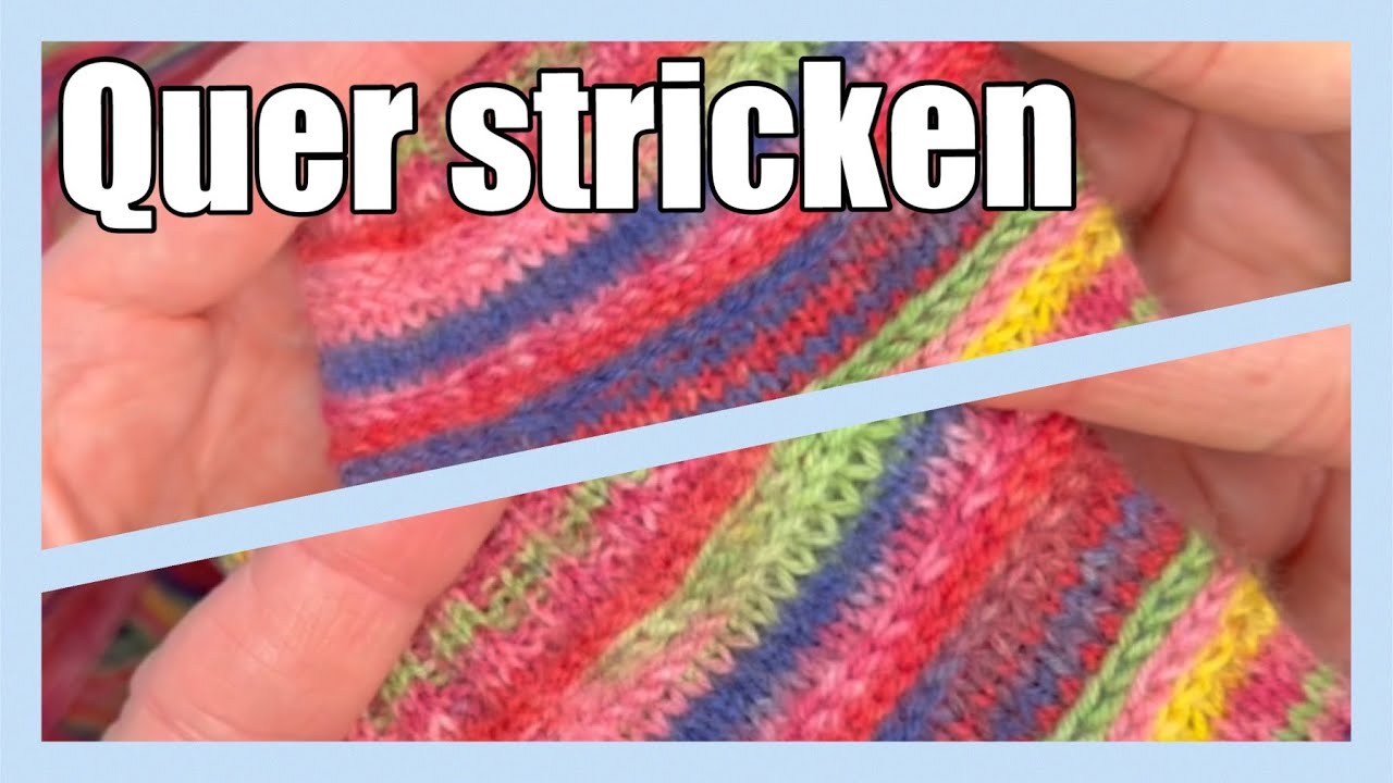 Quernähte Stricken - Vikkel Braid - Ziernähte - Sockenmuster - YouTube