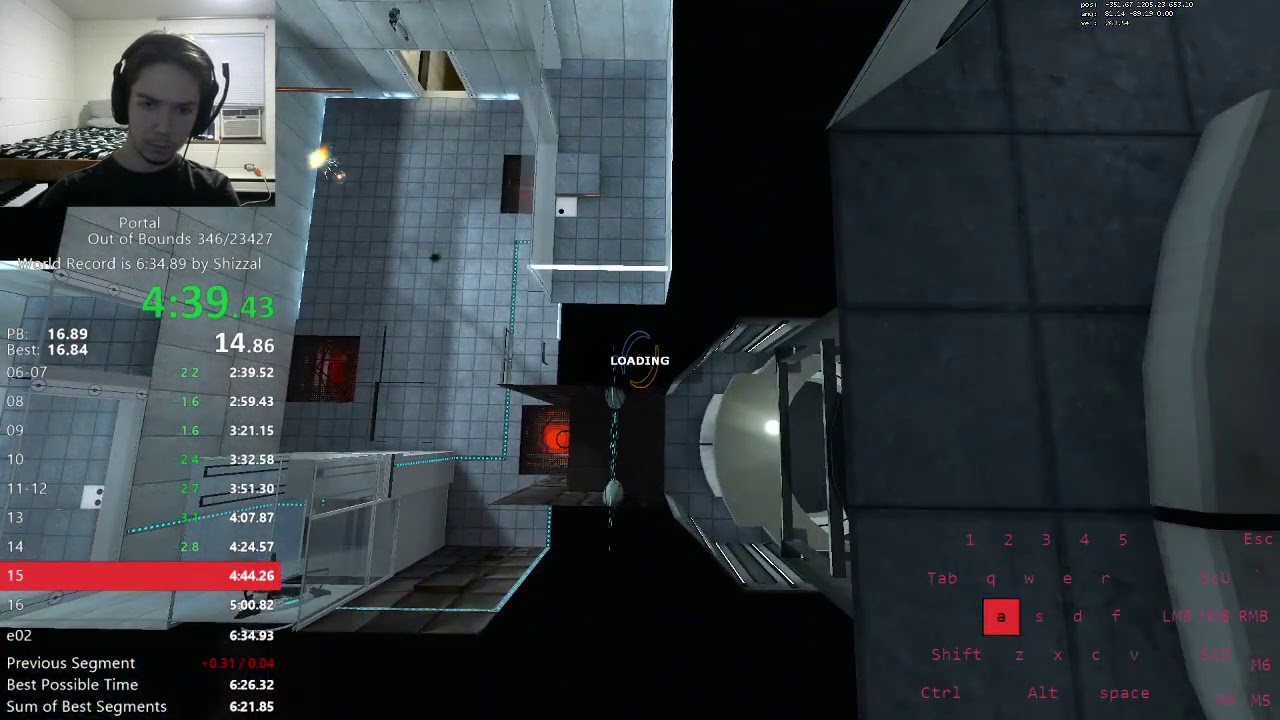 Portal any% Speedrun in 6:33 - YouTube