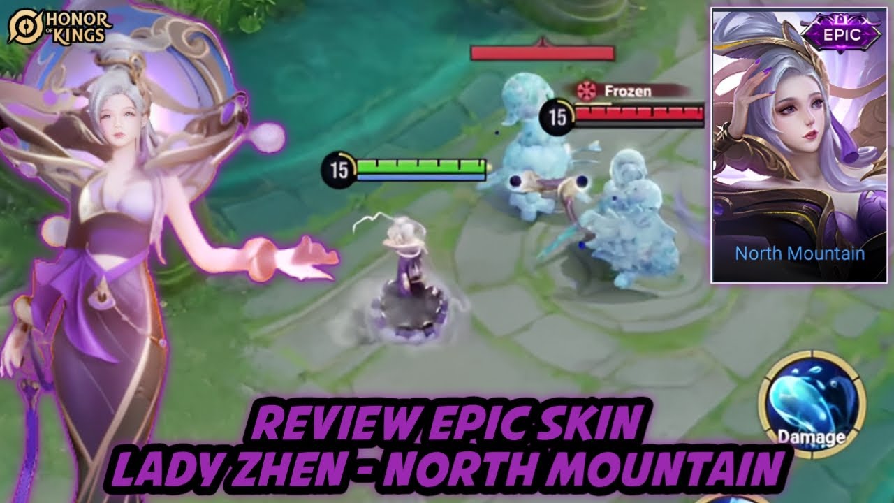 Review Skin Epic Lady Zhen (North Mountain) - Honor of Kings Global ...