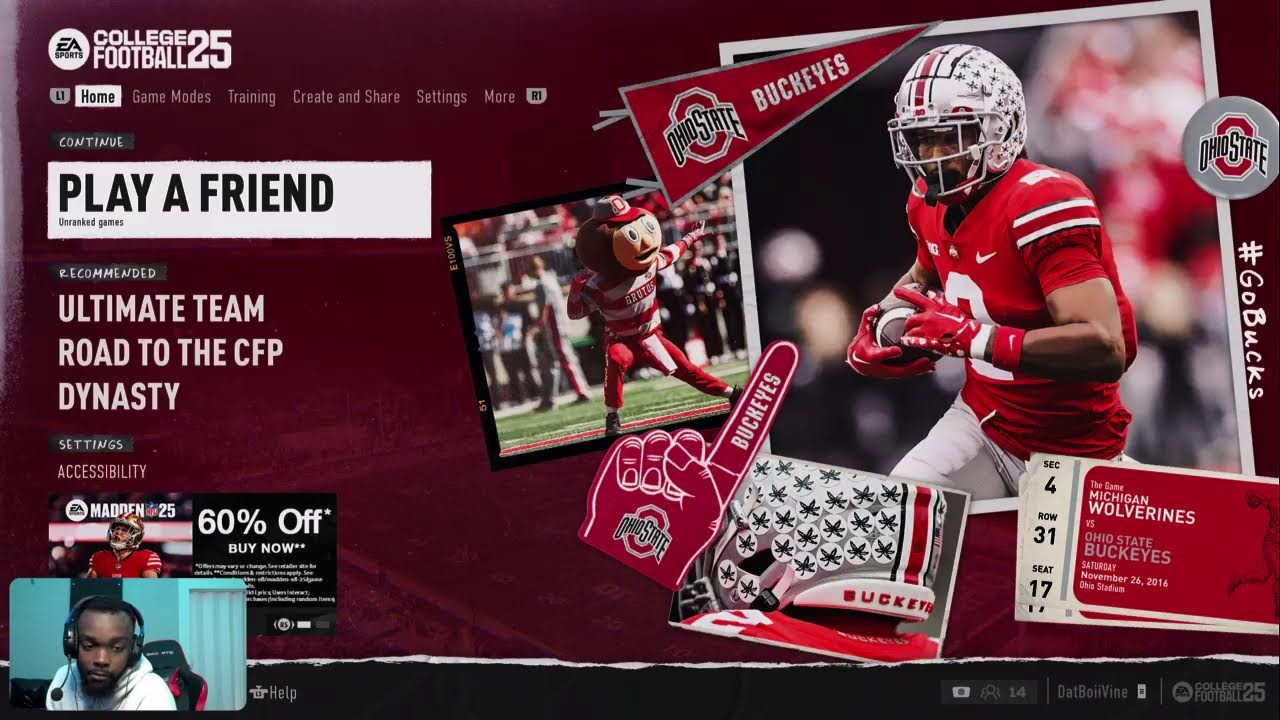 Handing Out L's On NCAA 25! #1 UPCOMING STREAMER - YouTube