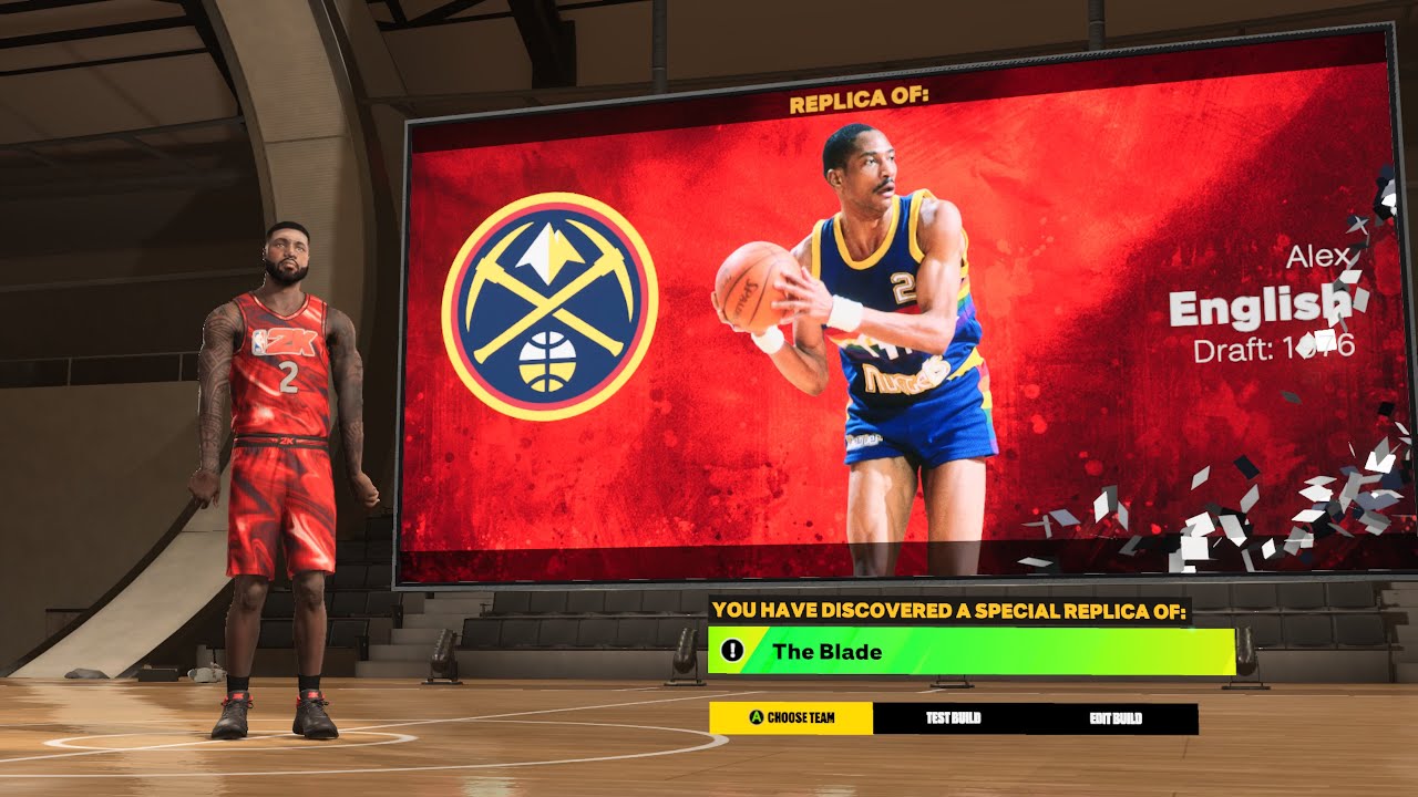New replica build, the blade nba 2k23 - YouTube