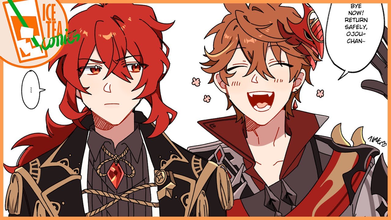 The Rivalry of Child and Diluc for Lumine's Heart - Genshin Impact ...