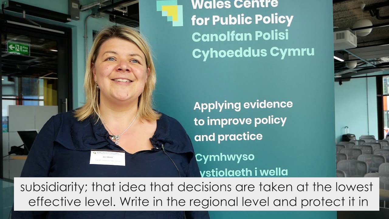 Professor Jo Hunt discusses policy making in Wales, post-Brexit - YouTube