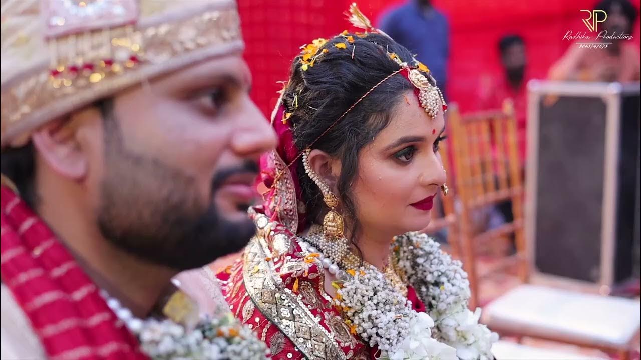 BEST CINEMATIC WEDDING HIGHLIGHT 2023 || ABHINAV WEDS SINKEY || RADHIKA PRODUCTIONS - YouTube