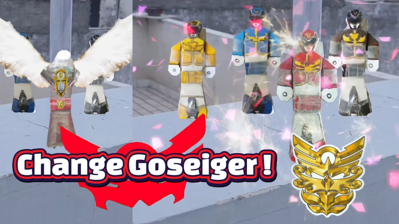 Tensou Sentai Goseiger | Gosei Red henshin | SS AND PR arty zone - YouTube
