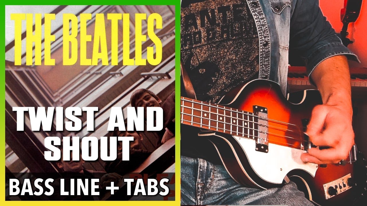 The Beatles - Twist And Shout /// BASS LINE [Play Along Tabs] - YouTube