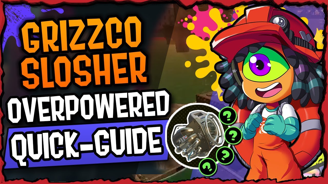 Grizzco Slosher, Overpowered Monster! - Quick Weapon Guide - Splatoon 3 ...