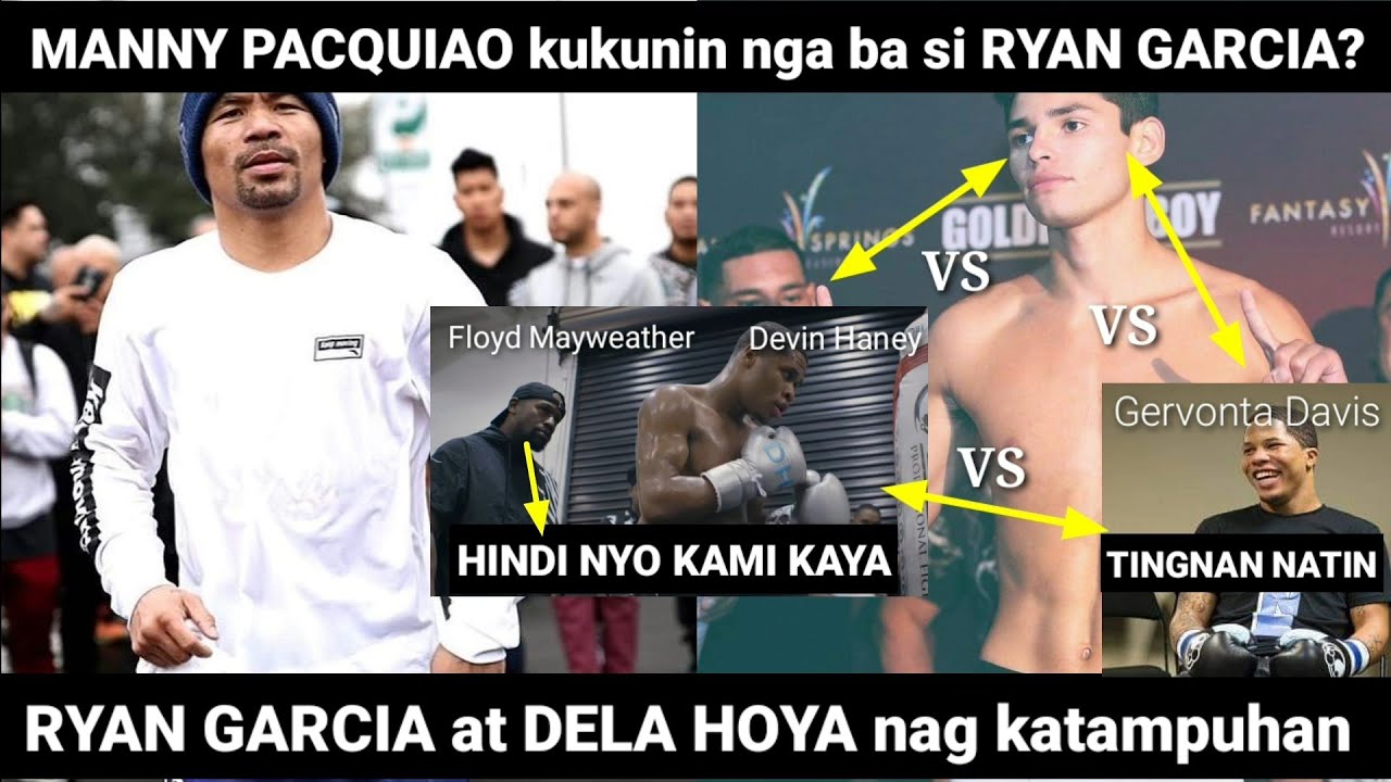 MANNY PACQUIAO Promotions kukunin si Ryan Garcia? - YouTube