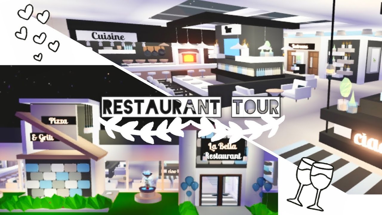 Restaurant GLITCH Tour - Roblox Adopt Me ☕️🍽💜 - YouTube