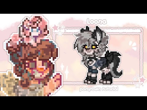 ⋆ 🐺Pony Town⋆˙ ∘₊ ─Loona Cosplay Tutorial─ ₊∘ •°Helluva Boss°• ⋆˙ by ...