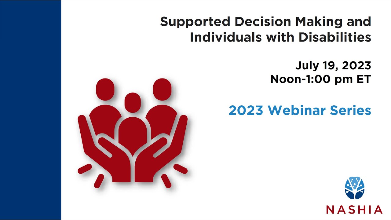Supported Decision Making and Individuals with Disabilities - YouTube