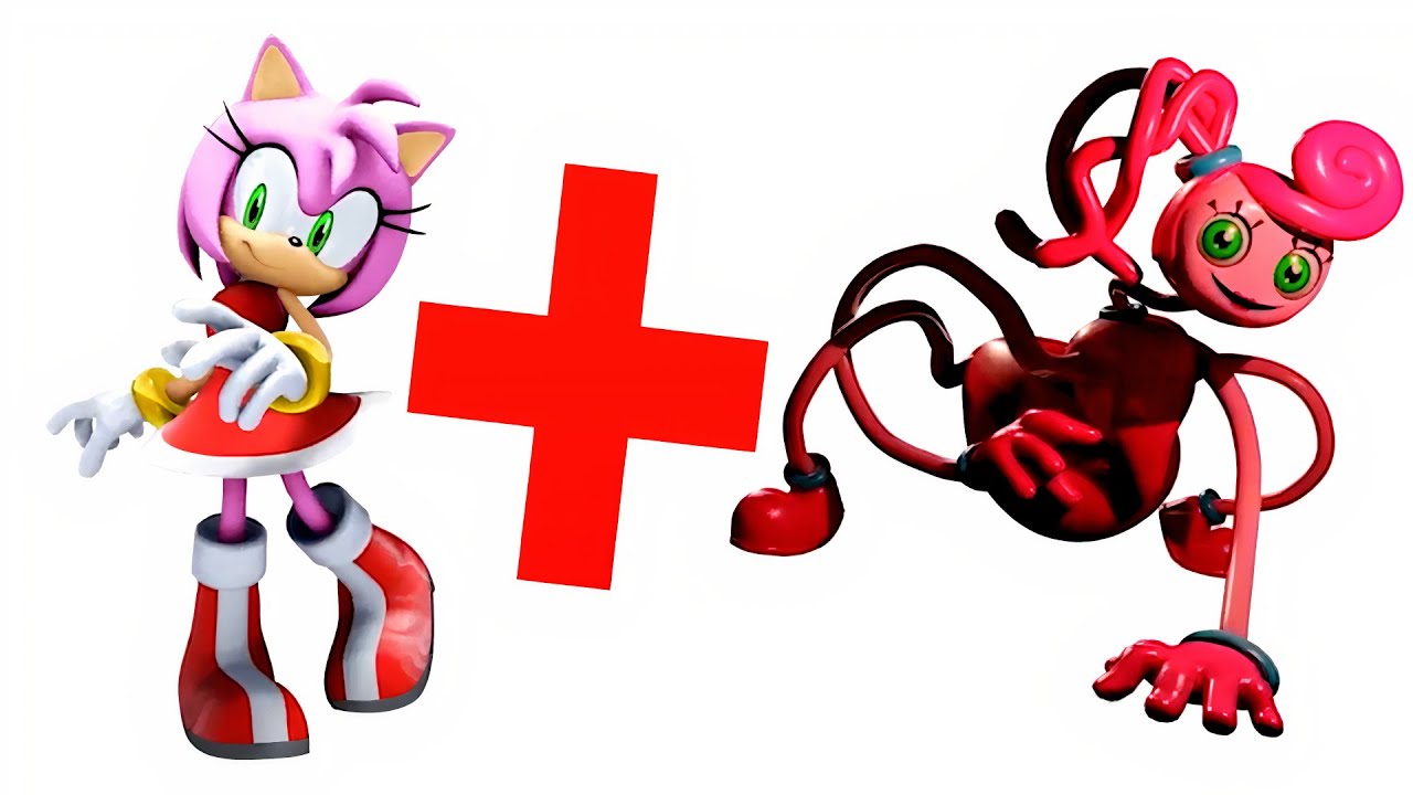 Amy Rose + Mommy Long Legs = Poppy Playtime Animation - YouTube