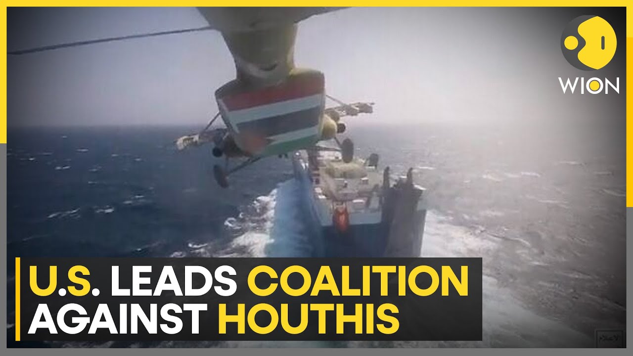 Red Sea attacks disrupt sea shipping: 10 nation-coalition to combat Houthi attacks | WION - YouTube