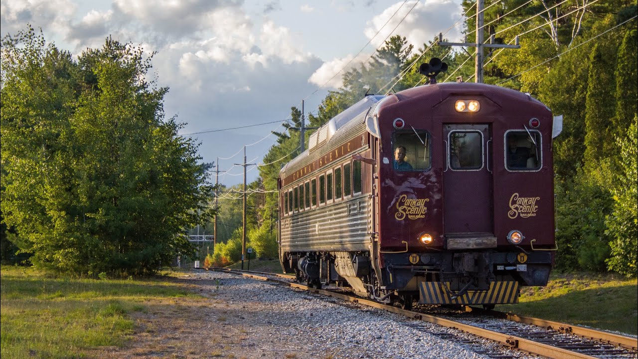 RDC Budd Car! | An Evening on Conway Scenic! August 30th, 2019. - YouTube