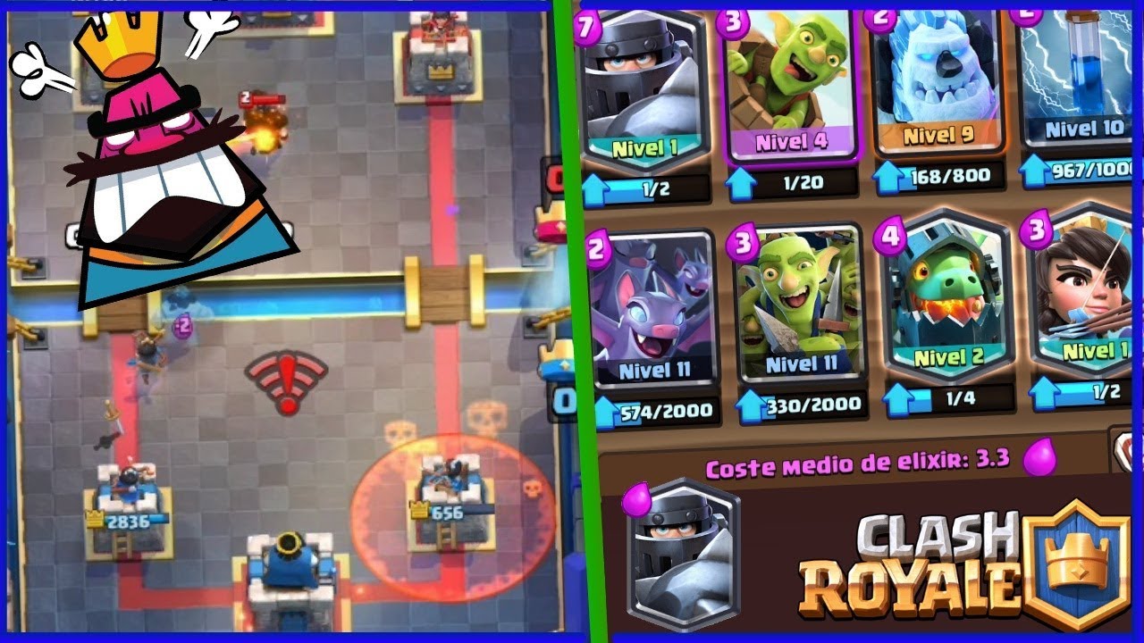 EL NUEVO MAZO MEGA LOG BAIT[CLASH ROYALE] - YouTube