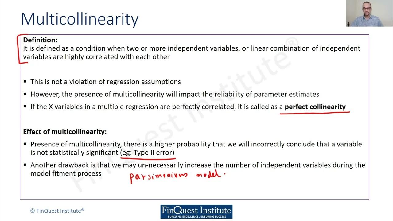 Multicollinearity and its detection methods - YouTube