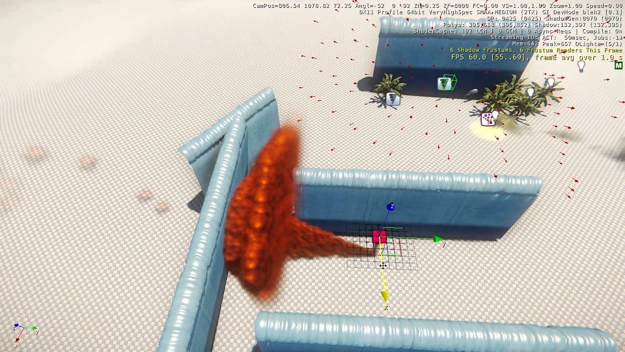 CryEngine Editor particles physics - YouTube