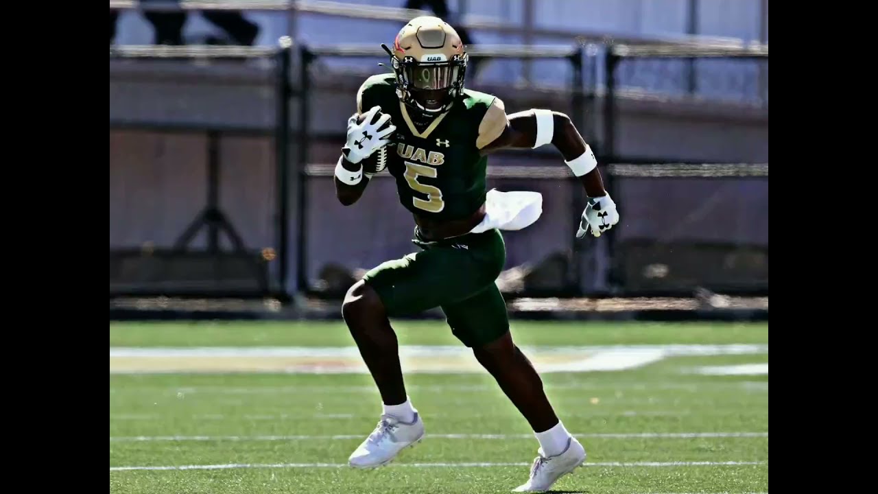 Most Underrated Reciever In The 2021 NFL Draft! Myron Mitchell UAB ...