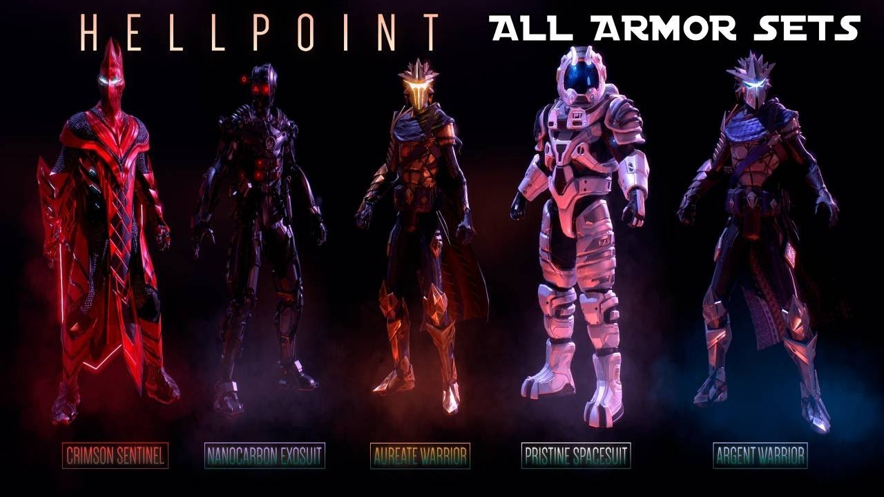 All armor sets in Hellpoint - YouTube