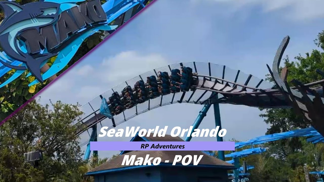 SeaWorld Orlando - Mako POV 2023 - YouTube