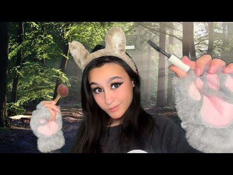 ASMR| ALPHA wolf does your makeup so you can join the wolf PACK?! 🐺 ...