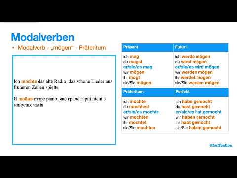 29 Modalverb Mögen Präteritum - YouTube