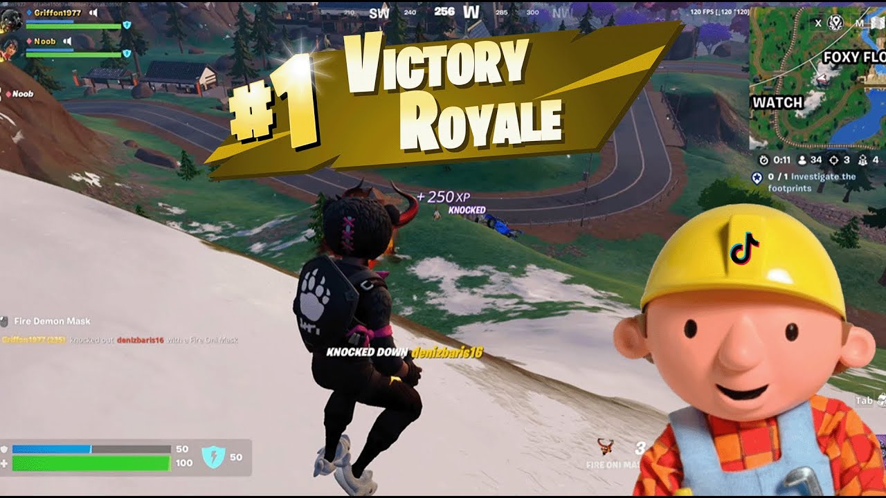 Winning in Fortnite Chapter 6 with Bob the Builder - Dutch Gameplay ...