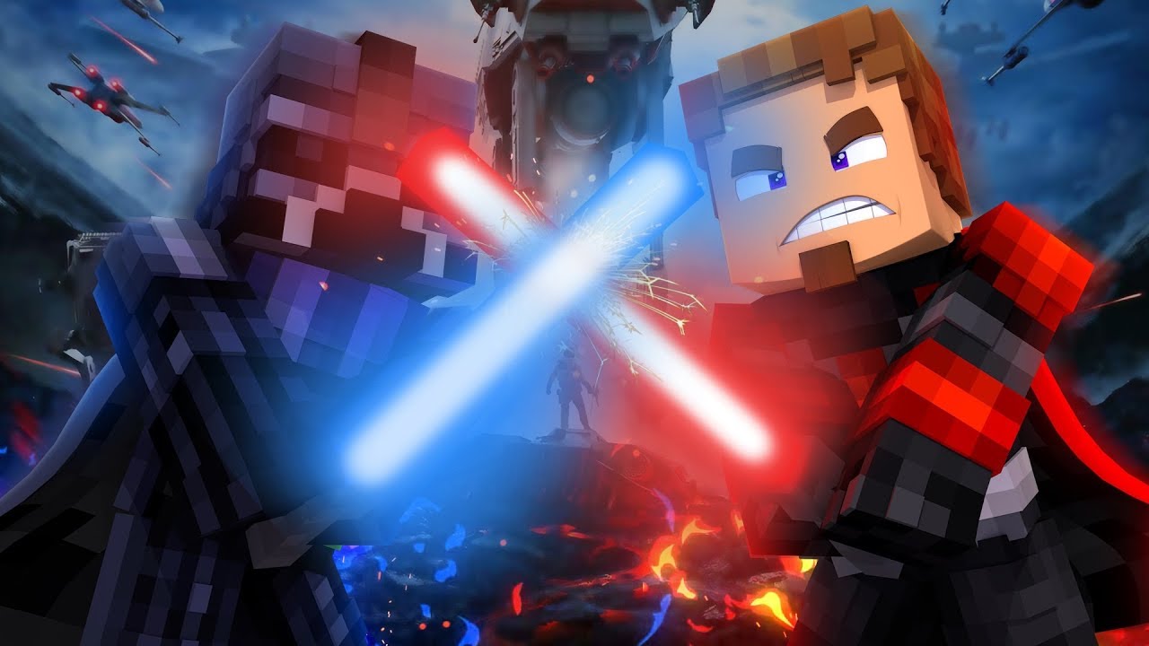 Minecraft Star Wars #3 - "DUELING DARTH VADER" (Minecraft Roleplay ...