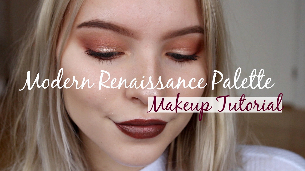 Modern Renaissance Makeup Tutorial // Rebecca Ellie - YouTube